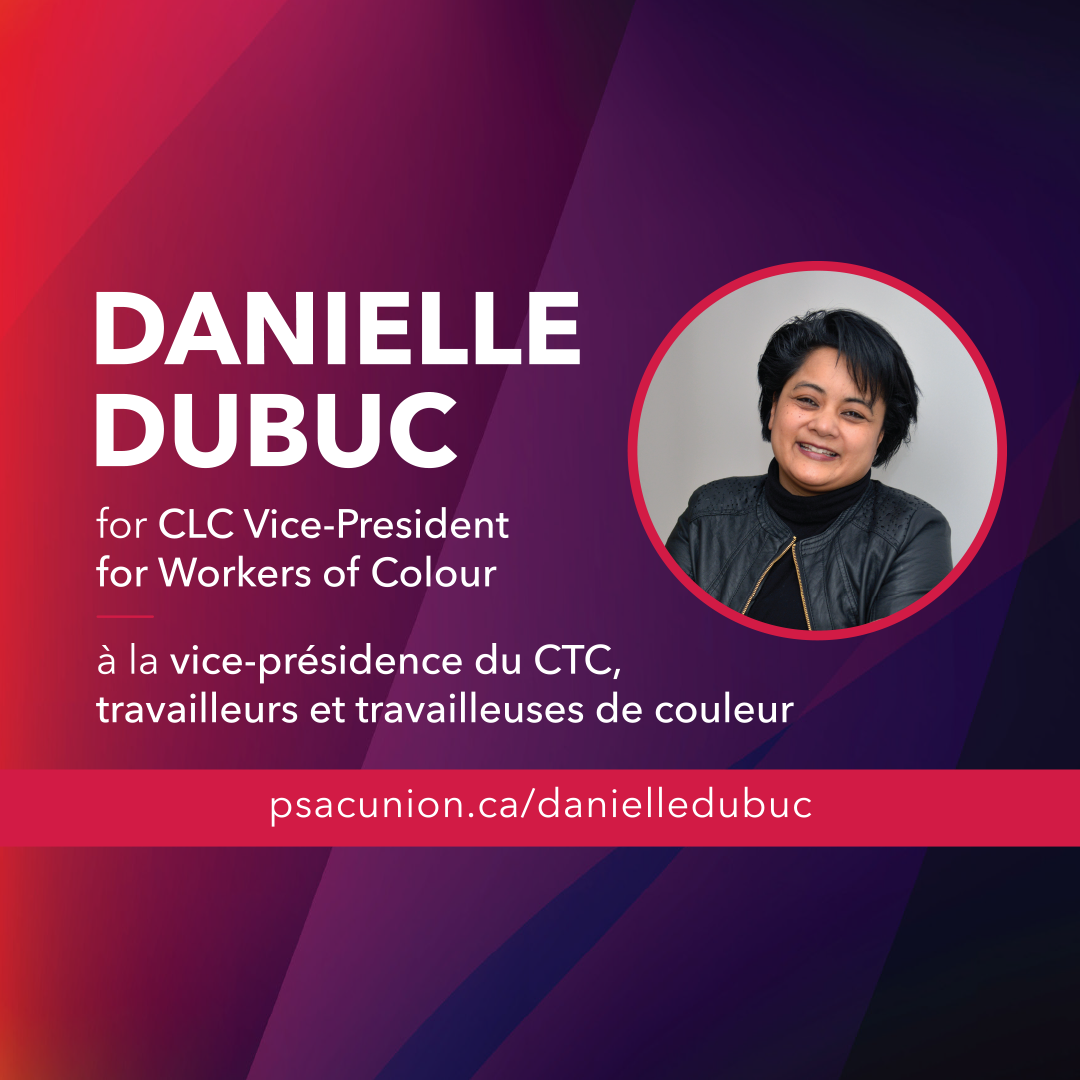 Danielle Dubuc - Priorities and Activism | Public Service Alliance of ...