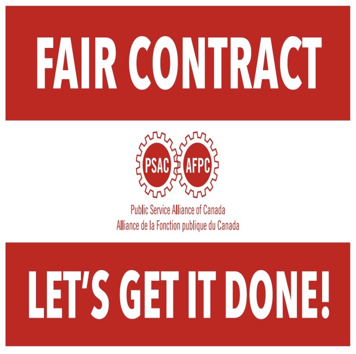 Show your support for bargaining! | Public Service Alliance of Canada